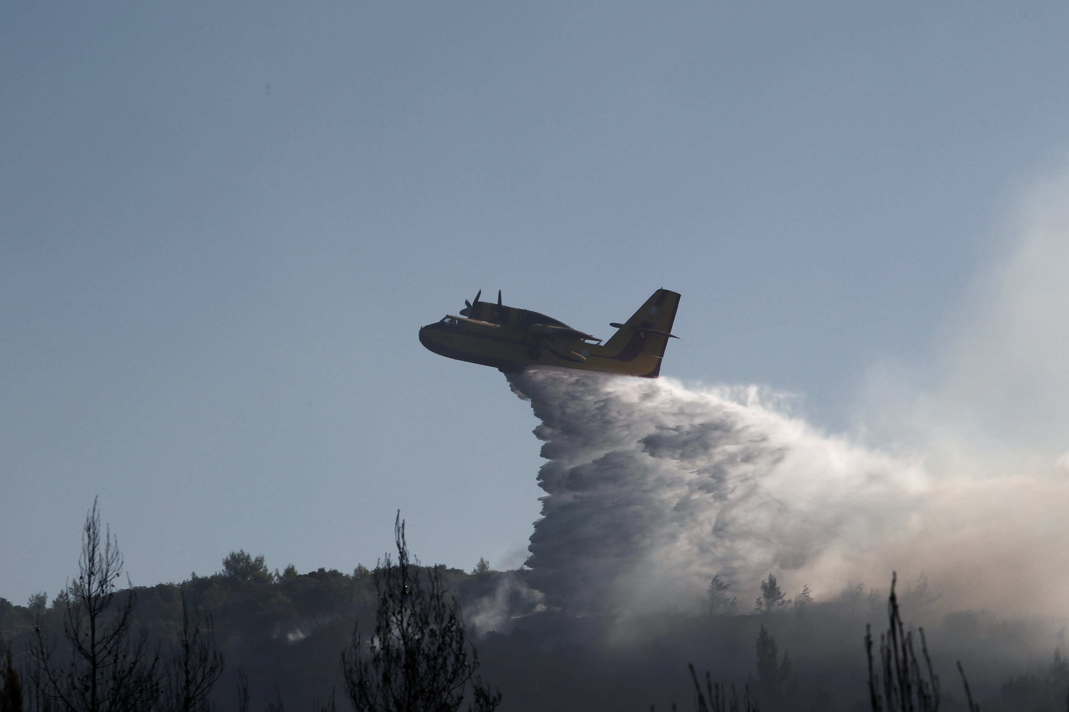 Φωτιά στην Άνδρο - ΤΑ ΝΕΑ