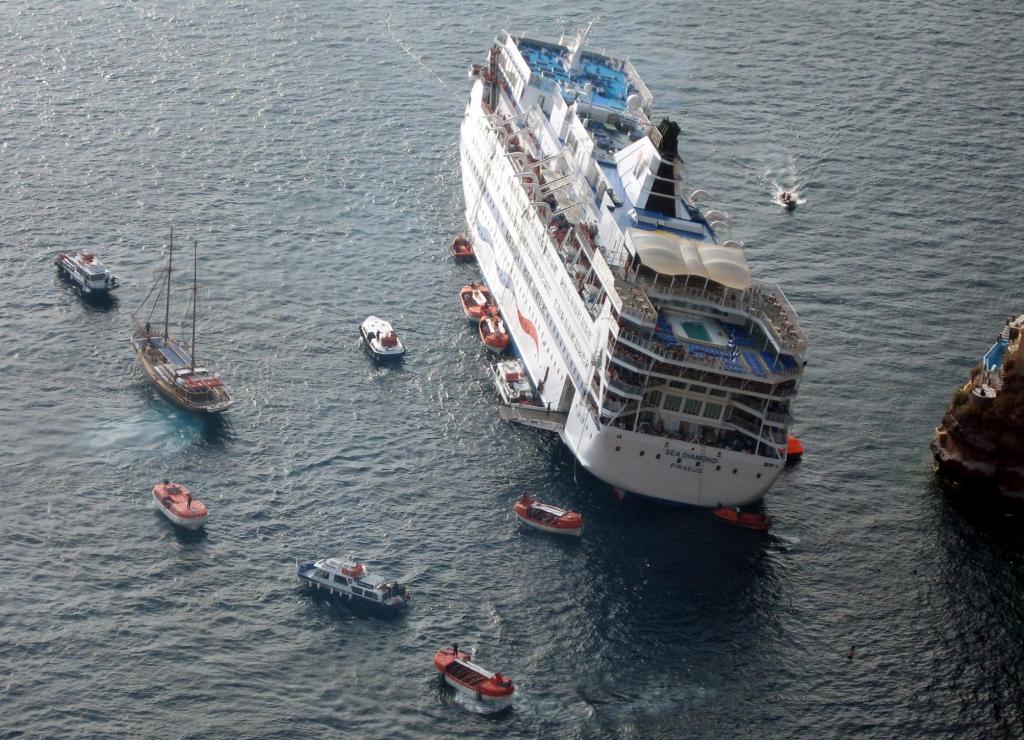 Αρχισε εκ νέου η δίκη για το ναυάγιο του Sea Diamond στο Τριμελές ...