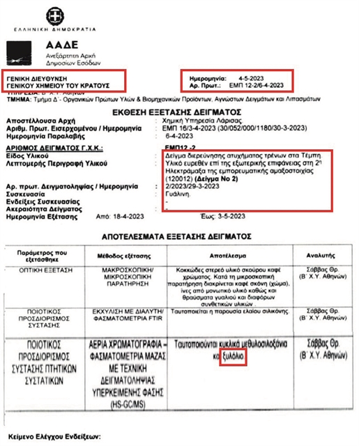 Υποπτη ουσία νόθευσης καυσίμων βρέθηκε στην εμπορική αμαξοστοιχία - ΤΑ ΝΕΑ
