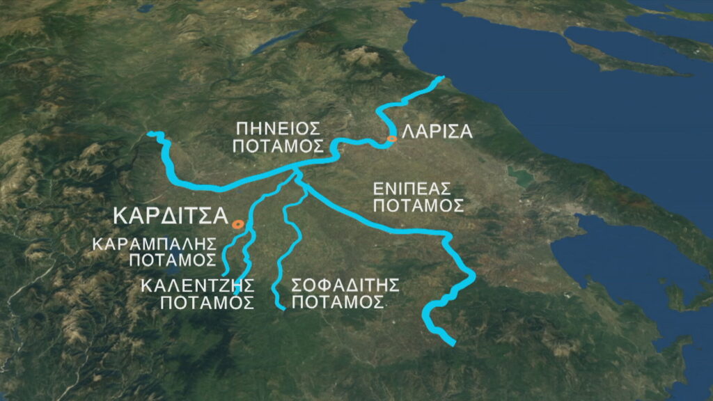 Πώς άλλαξε ο χάρτης της Θεσσαλίας μετά τον τριήμερο κατακλυσμό - ΤΑ ΝΕΑ
