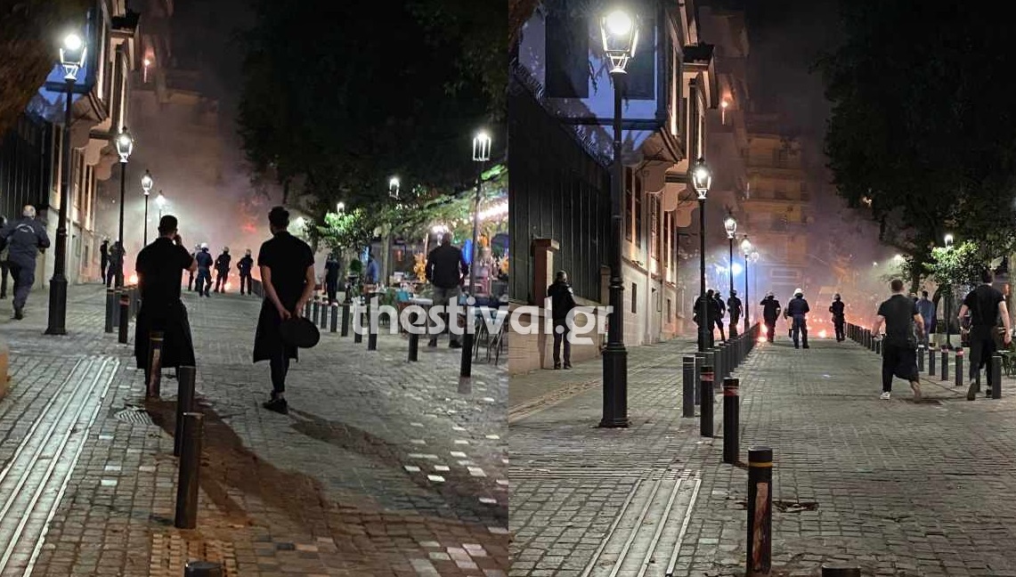 Επίθεση με μολότοφ σε ΜΑΤ στη Θεσσαλονίκη – Εικόνες & βίντεο - ΤΑ ΝΕΑ