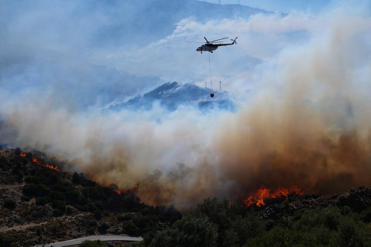Τουρκία: Συνεχίζεται η μάχη με τις φλόγες - Νέα φωτιά στα Βουρλά της ...