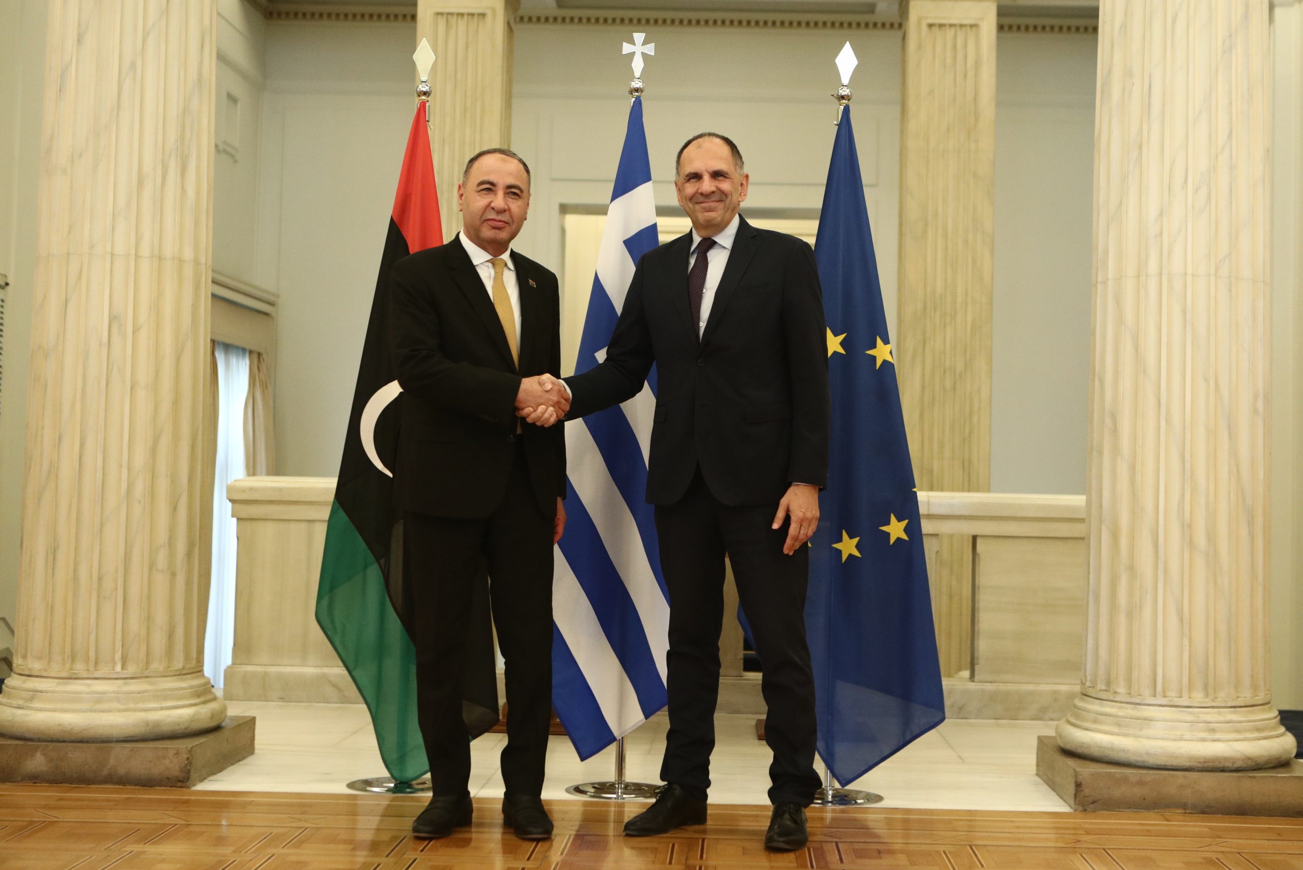 Γεραπετρίτης και Αλ Μπαούρ κήρυξαν την έναρξη οριοθέτησης ελληνολιβυκής ...