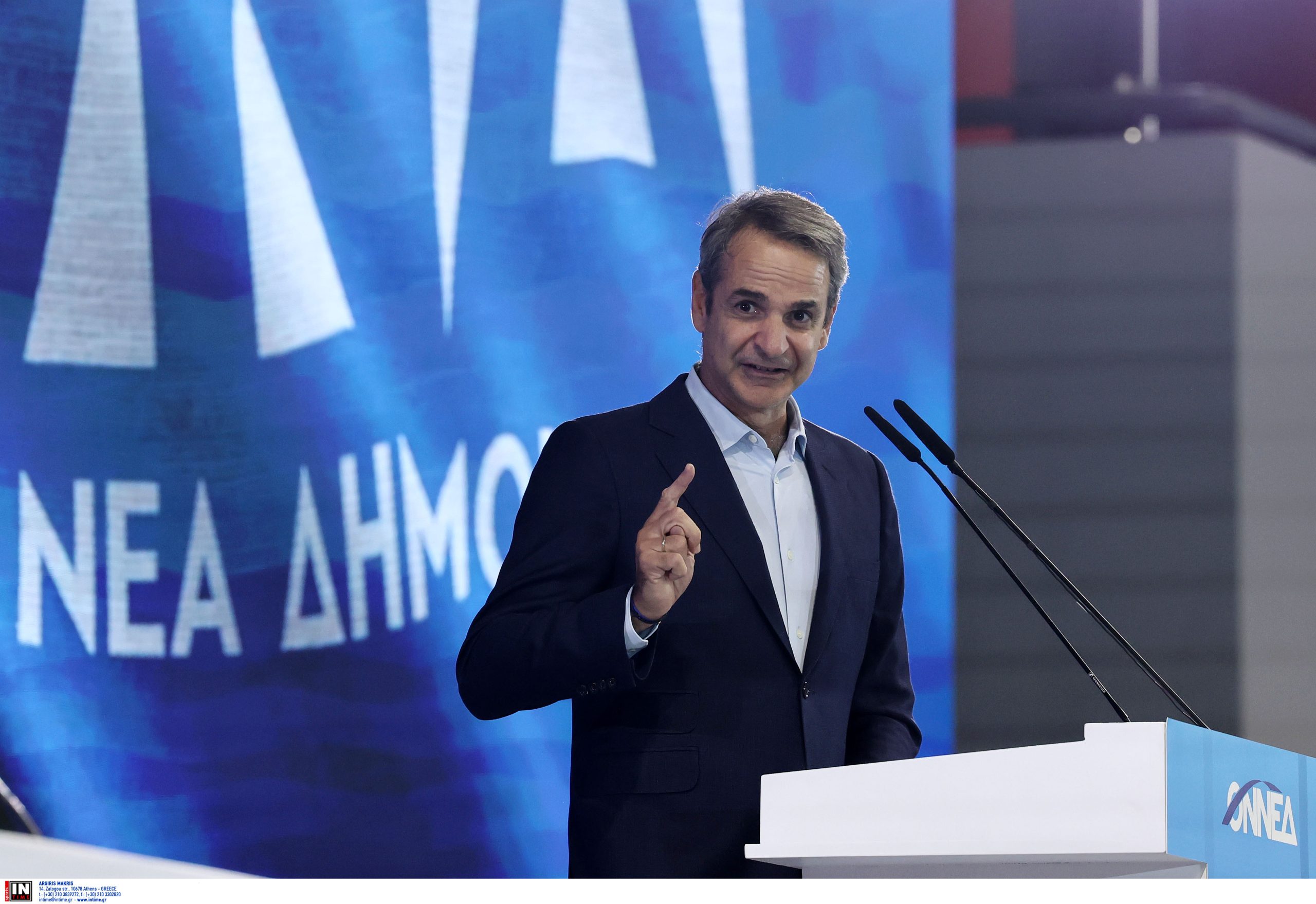 Κυριάκος Μητσοτάκης: «Μόνο η ΝΔ εγγυάται το εθνικό προτέρημα της ...