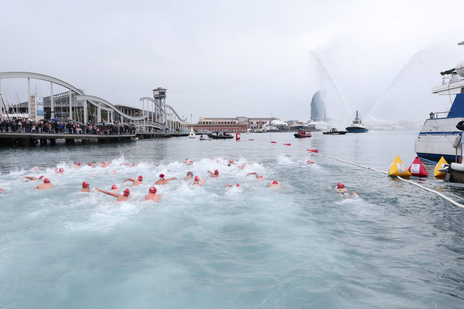 Βουτιά στο πνεύμα των Χριστουγέννων: Εκατοντάδες κολυμβητές στο ...