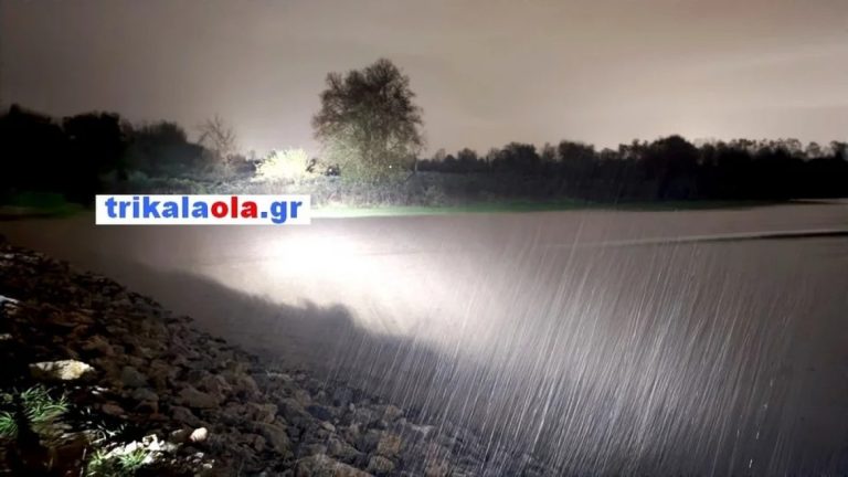 Υπερχείλισε ο Πηνειός στα αναχώματα Βαλομανδρίου και Ρογκίων ...